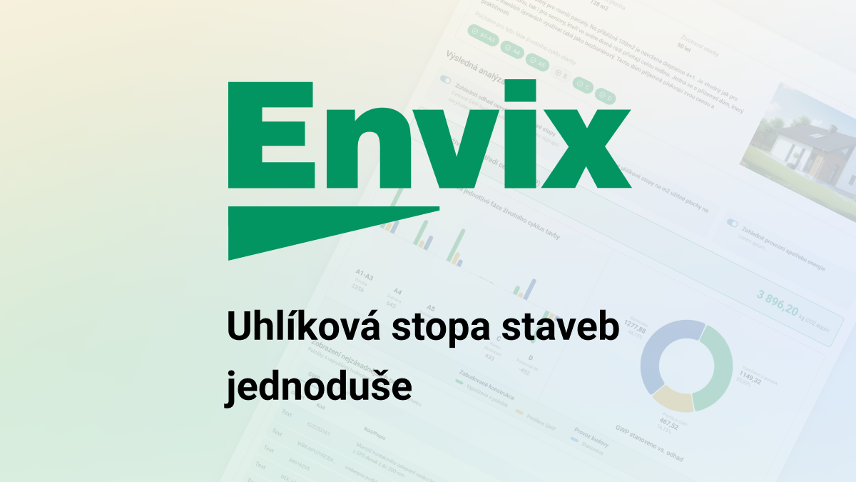 Představujeme Envix: výpočet uhlíkové stopy stavby jednoduše - Cenová soustava ÚRS